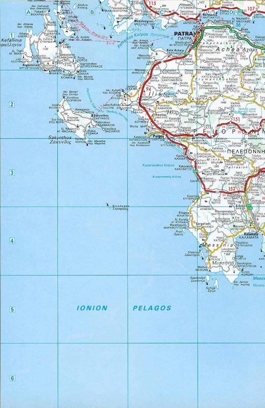 Greece map google